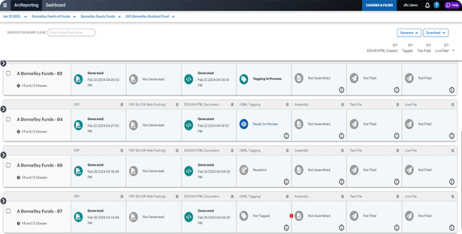 Tailored Shareholder Reporting Software | DFIN