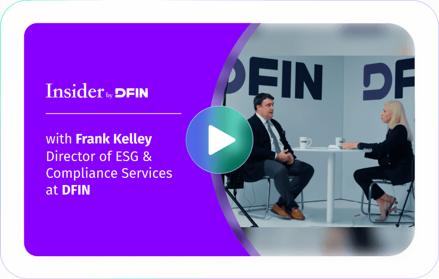 ESG Data Reporting Solutions | DFIN